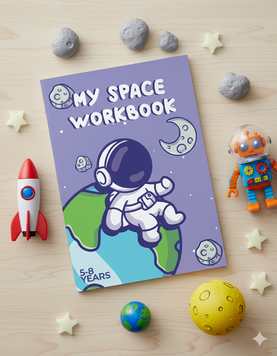 Printable Space workbook for 5-8 years – Bright Brains Uk
