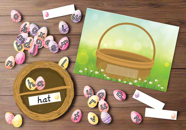 Printable Spelling Easter egg activity for all ages – Bright Brains Uk